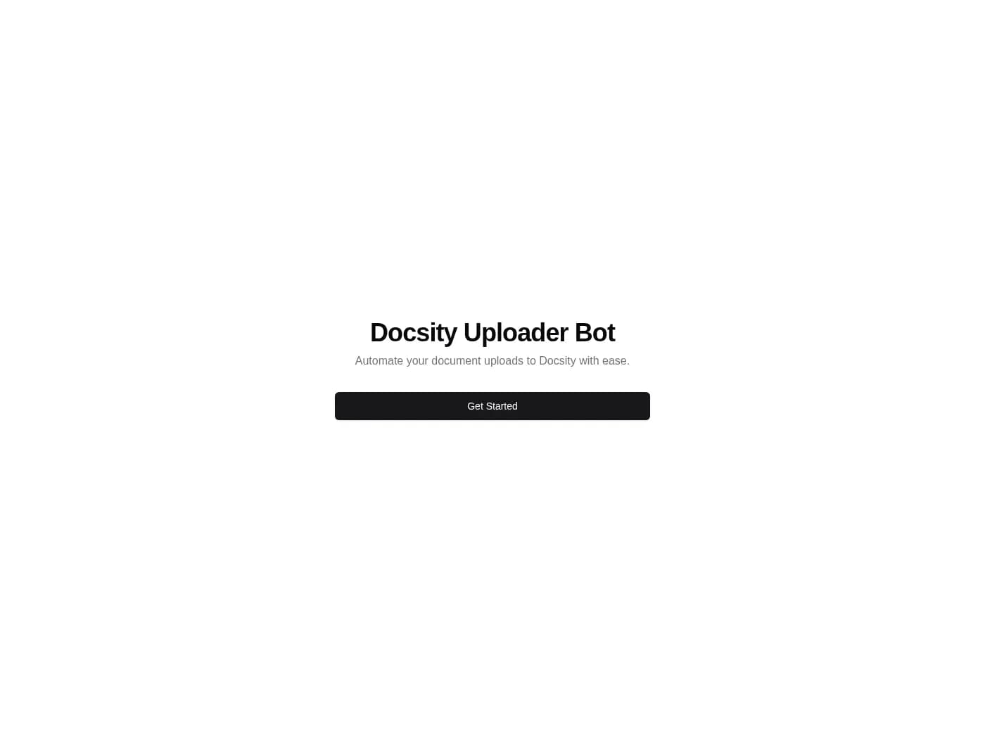 Docsity Uploader Bot