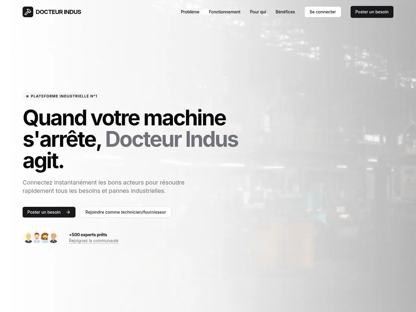 Docteur Indus Landing