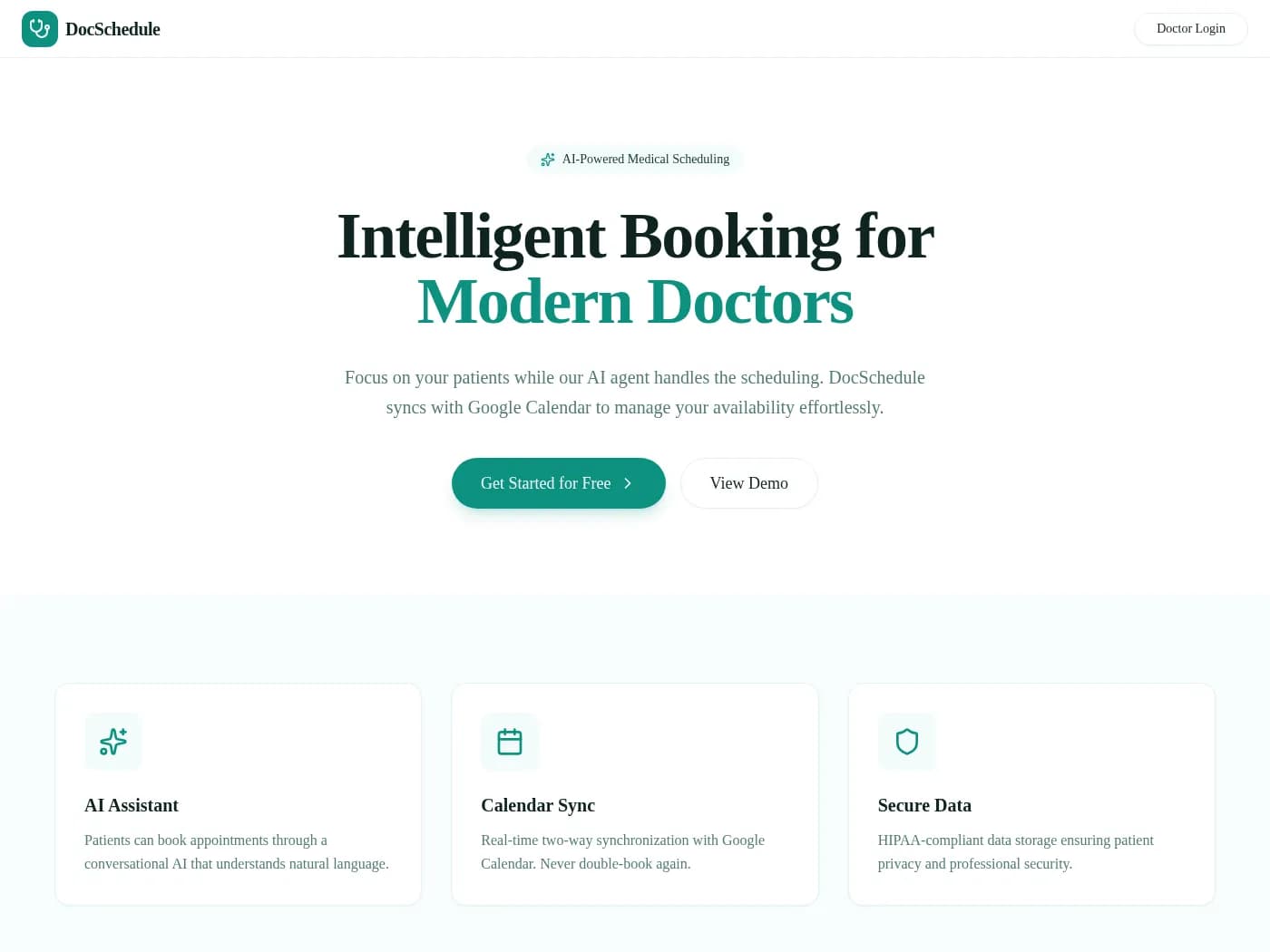 DocSchedule Agent