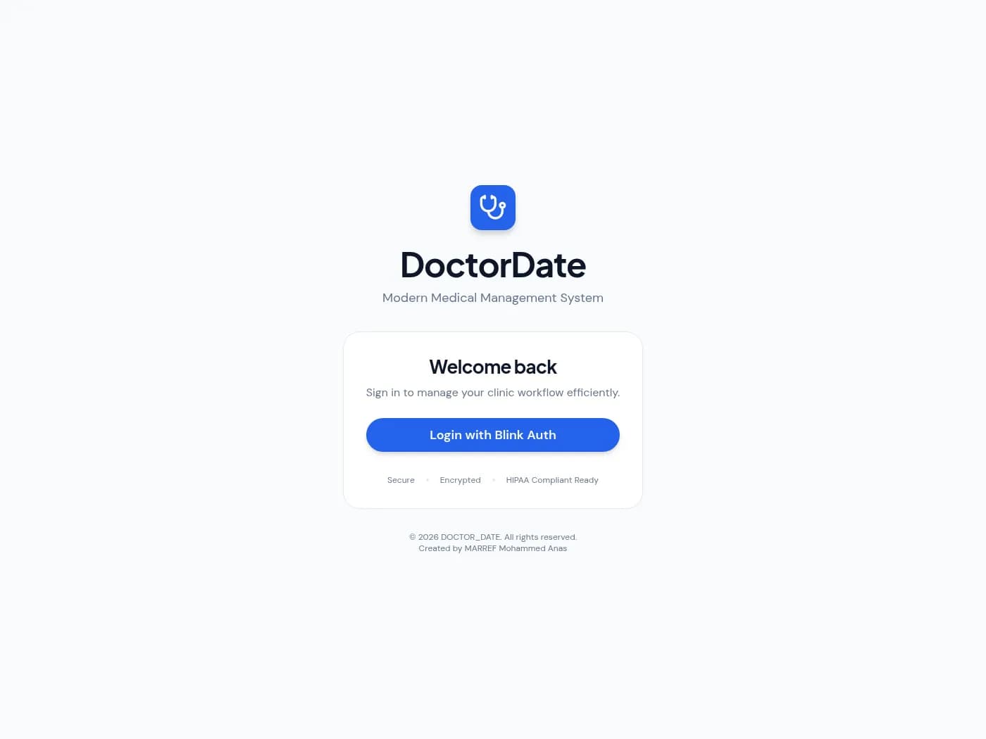 DoctorDate Medical Manager