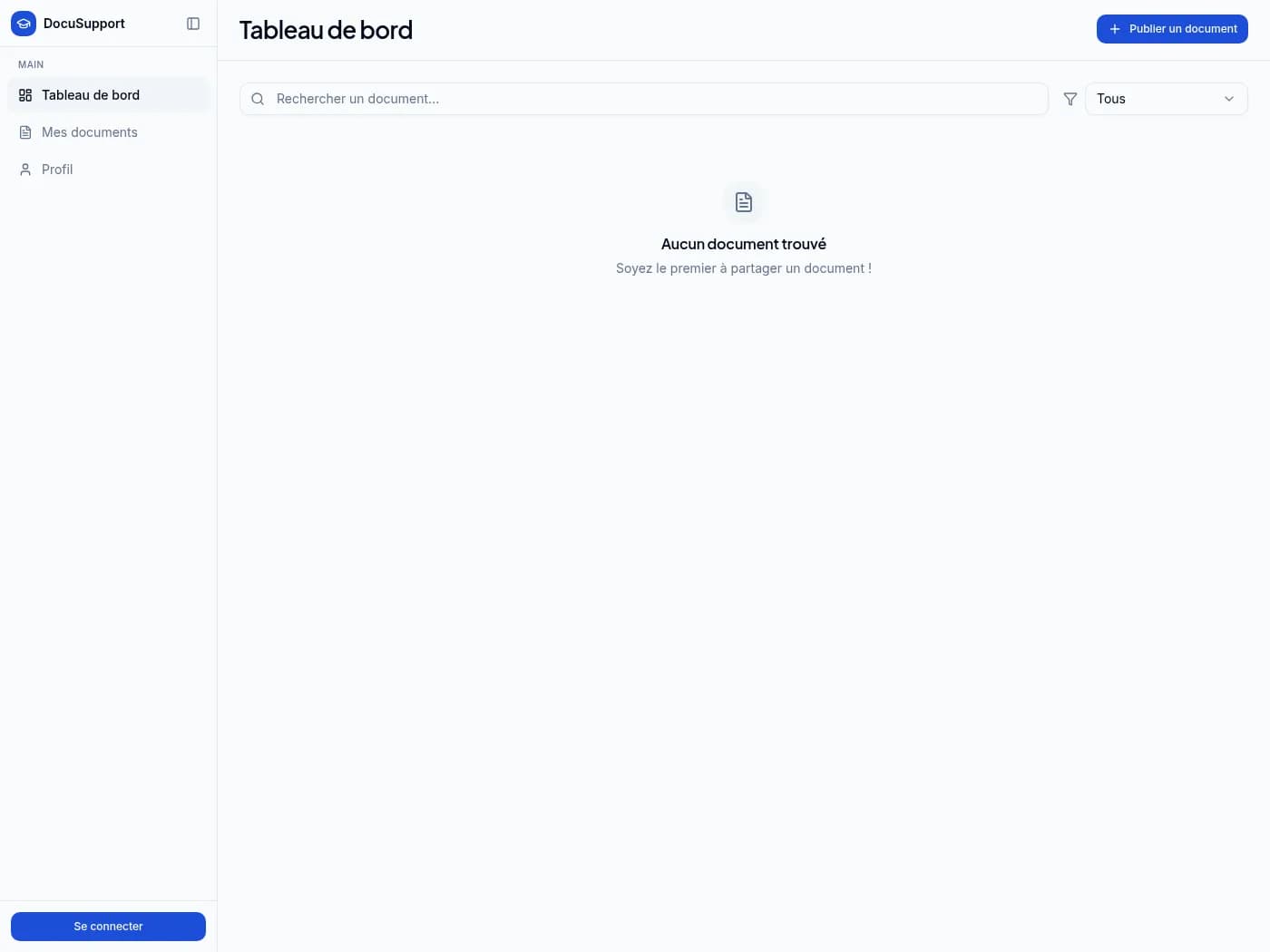 DocuSupport Plateforme