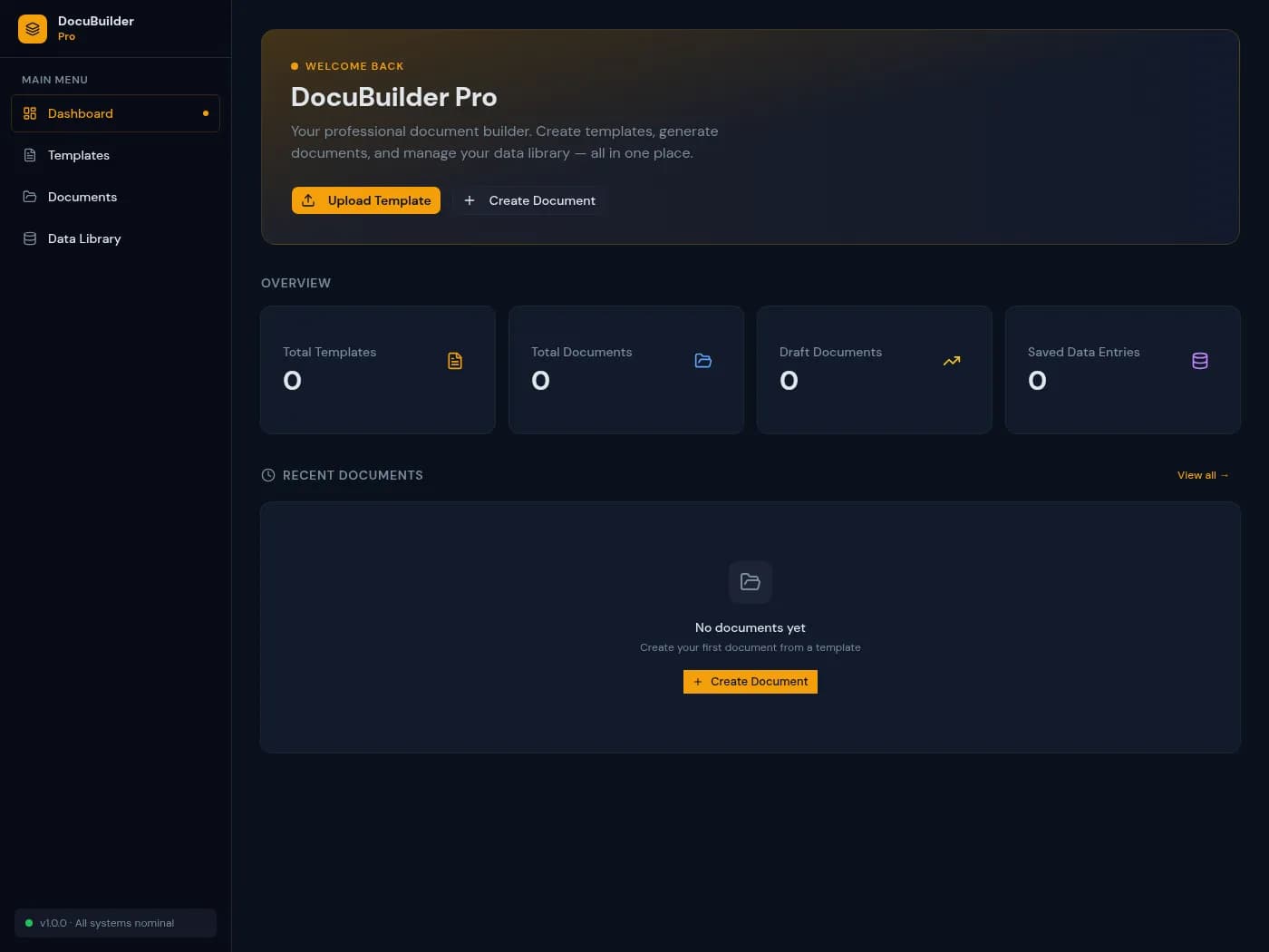DocuBuilder Pro