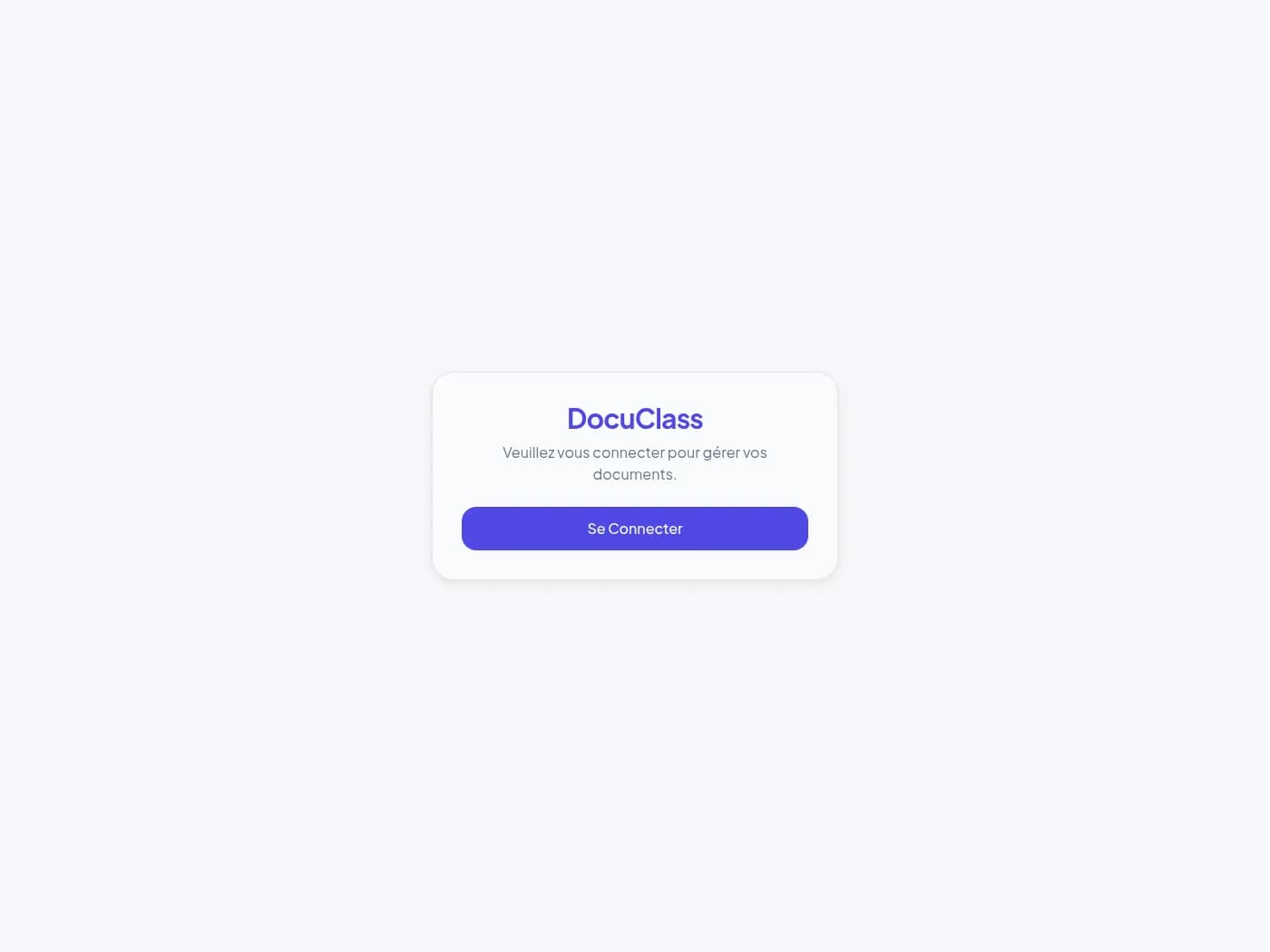 DocuClass SaaS