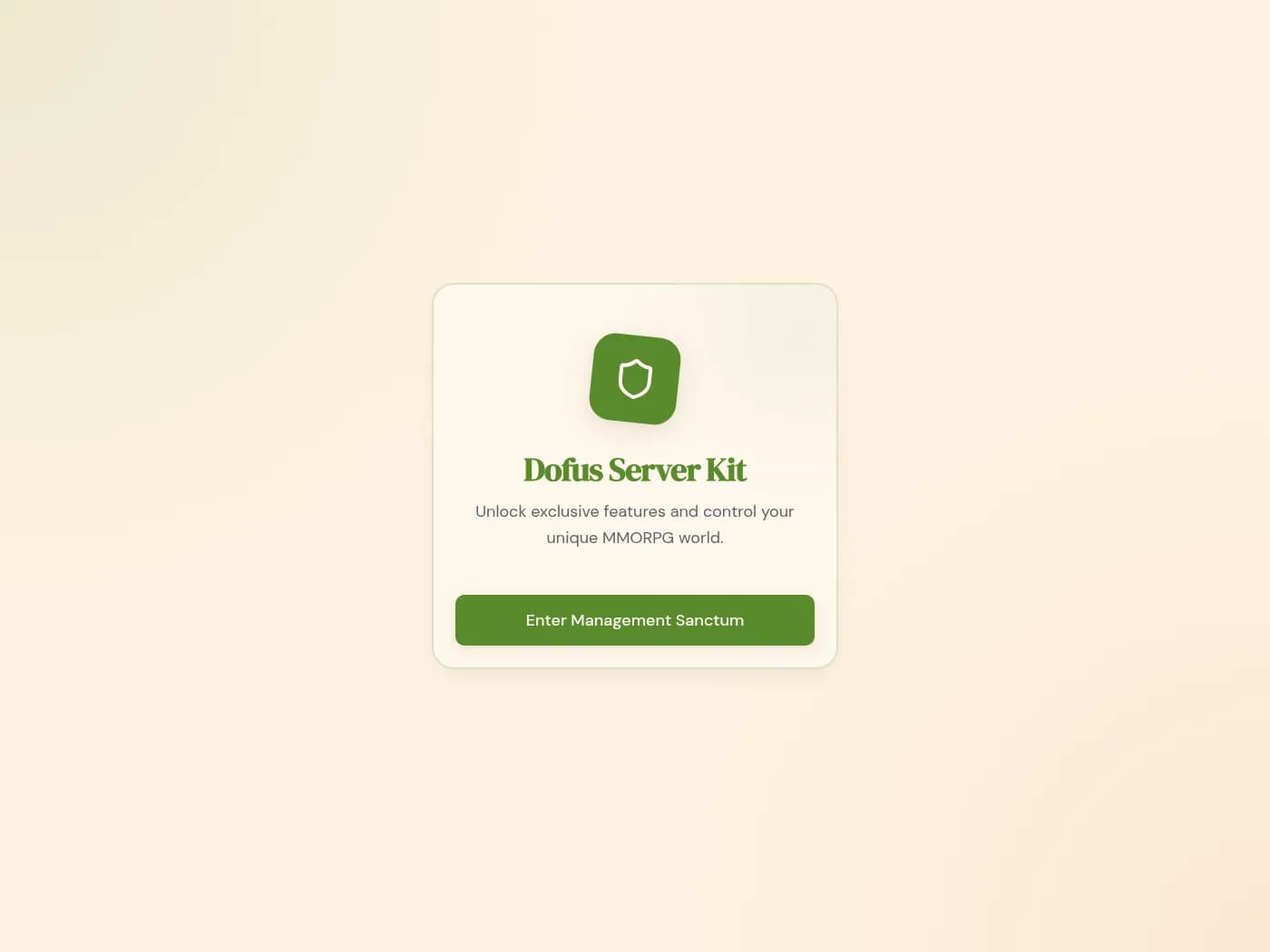 Dofus Private Server Kit