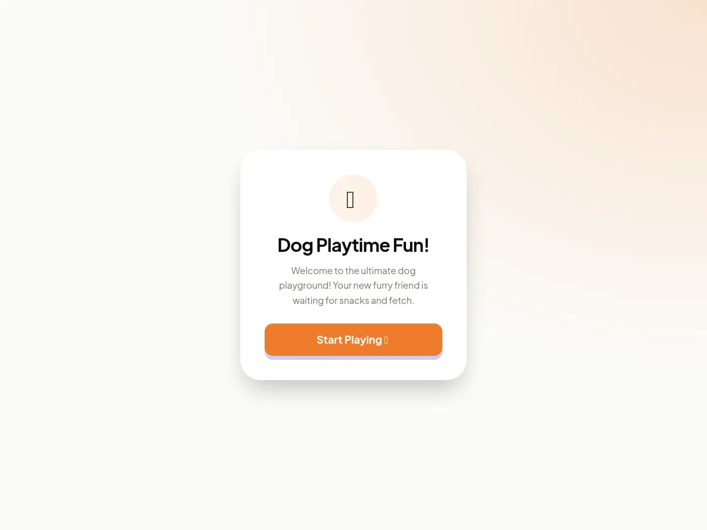 Dog Playtime Fun