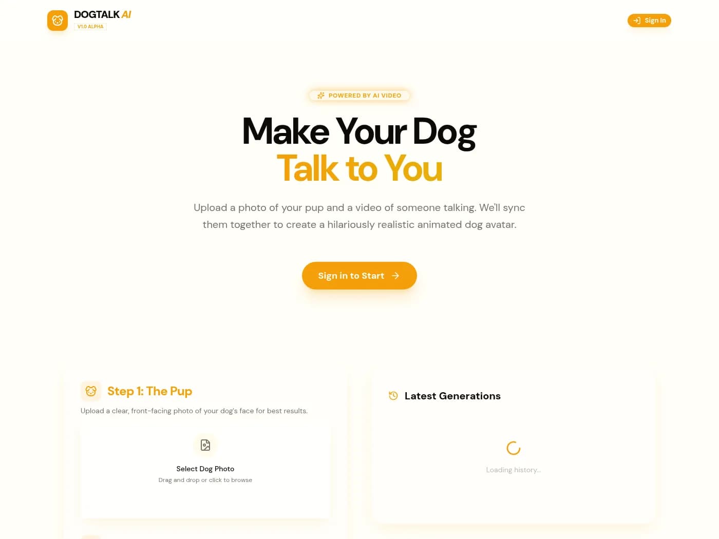 Dog Video Speech Sync