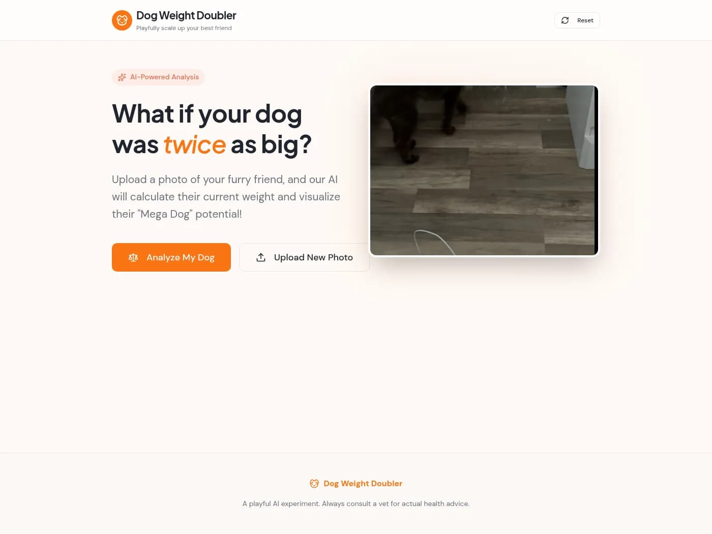 Dog Weight Doubler