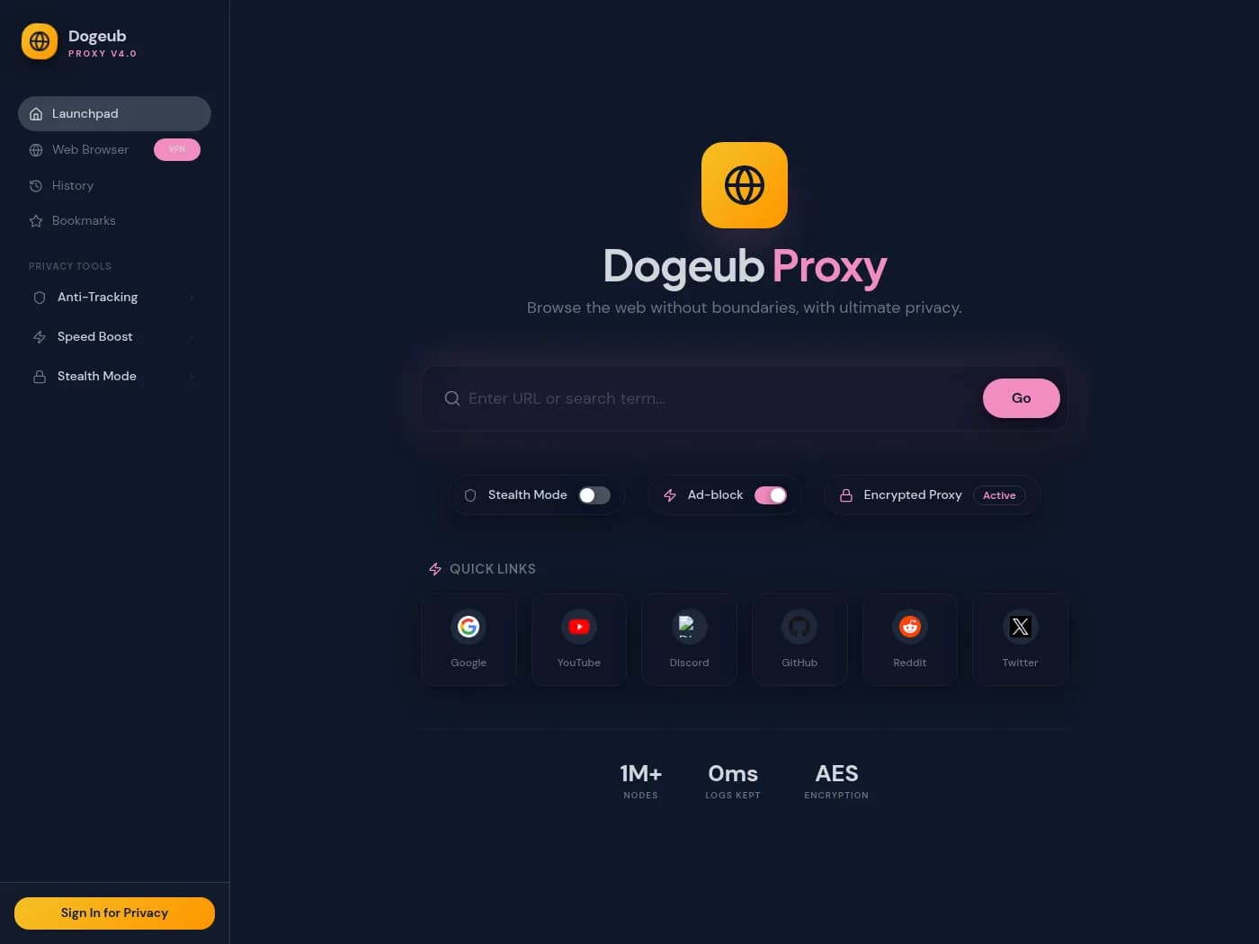 Dogeub Proxy Service