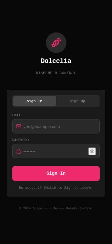 Dolcelia Dispenser Control