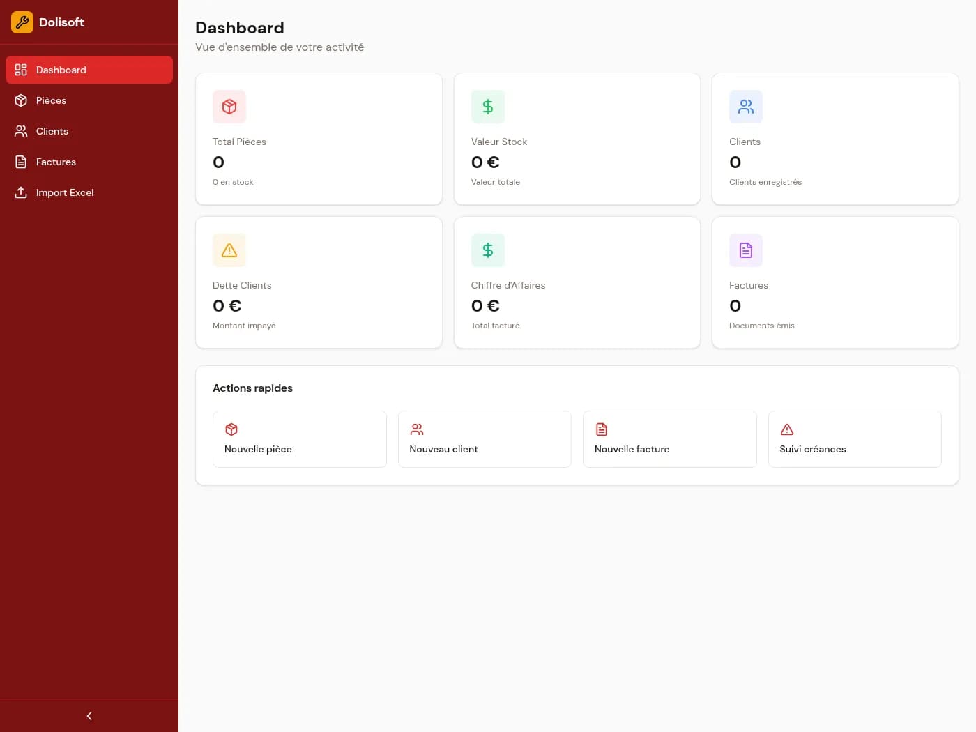 Dolisoft Parts Manager