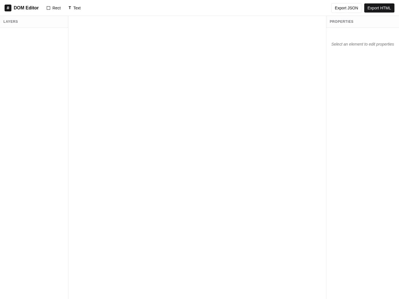 DOM Design Editor