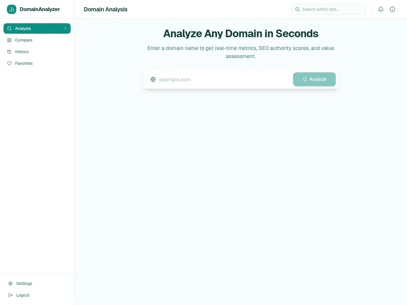 Domain Analyzer Pro