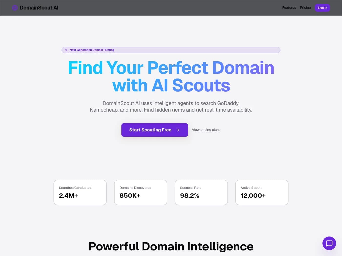 Domain Scout AI