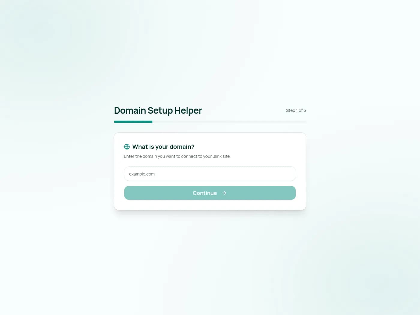 Domain Setup Helper