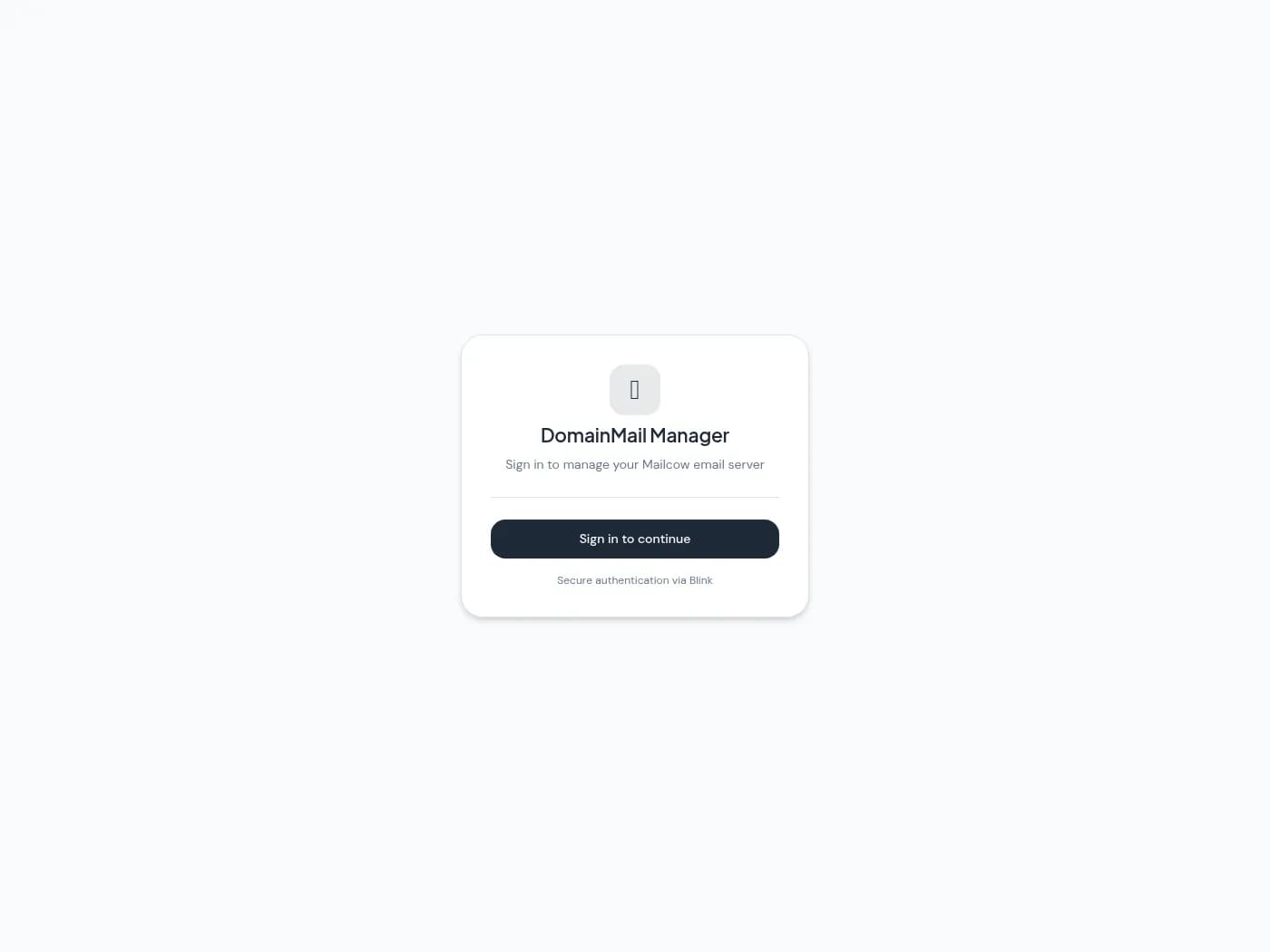 DomainMail Manager