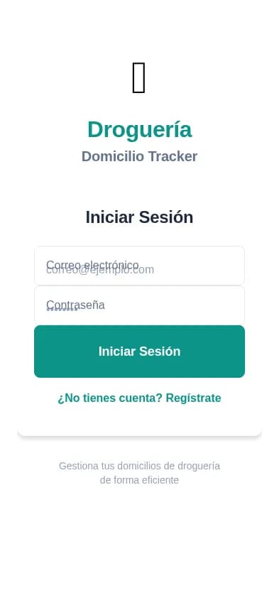 Droguería Domicilio Tracker