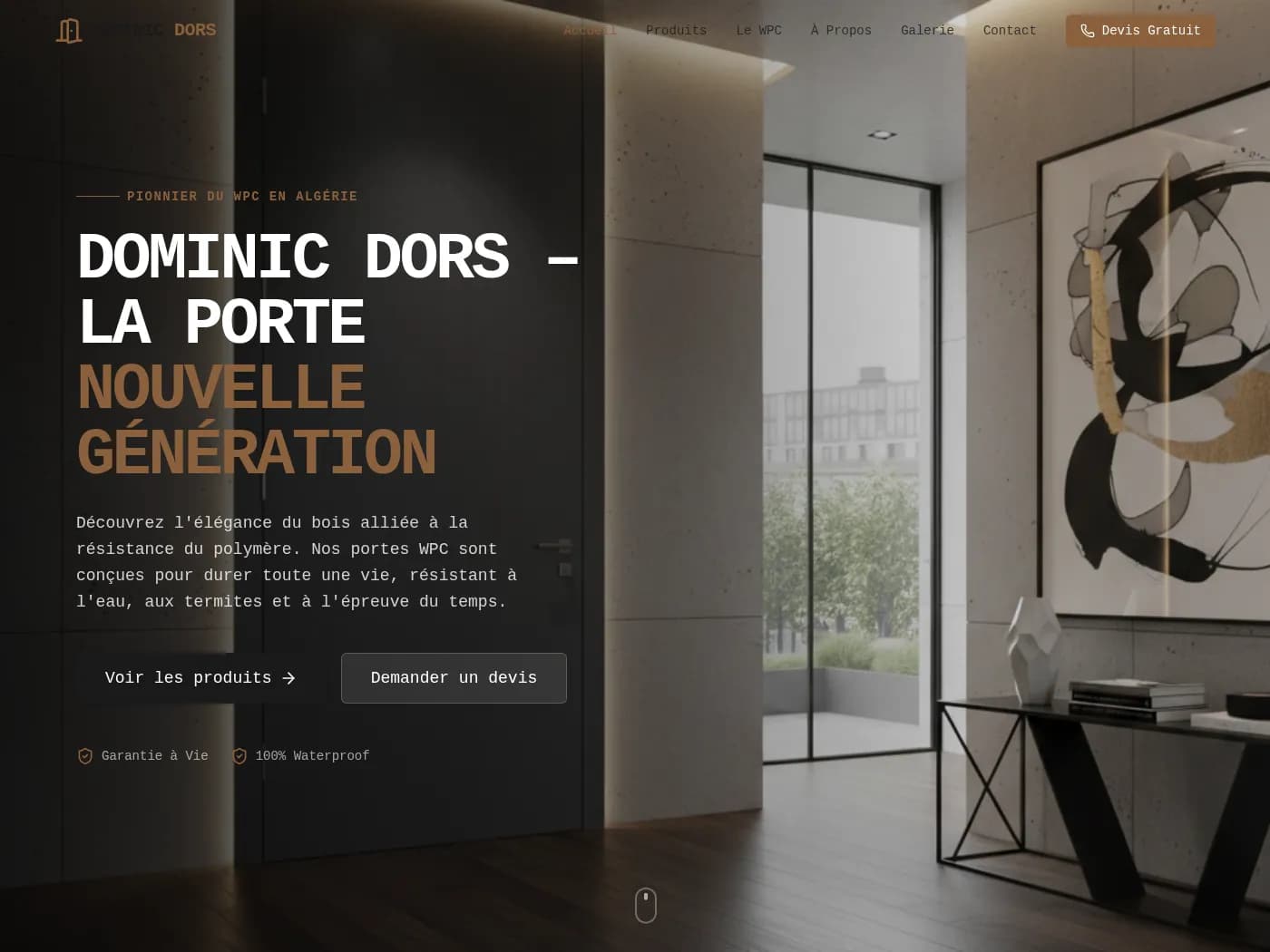 Dominic Dors Web Experience