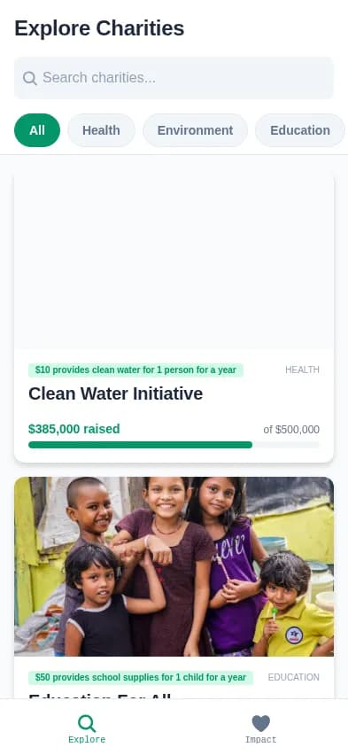GiveFlow Donation App