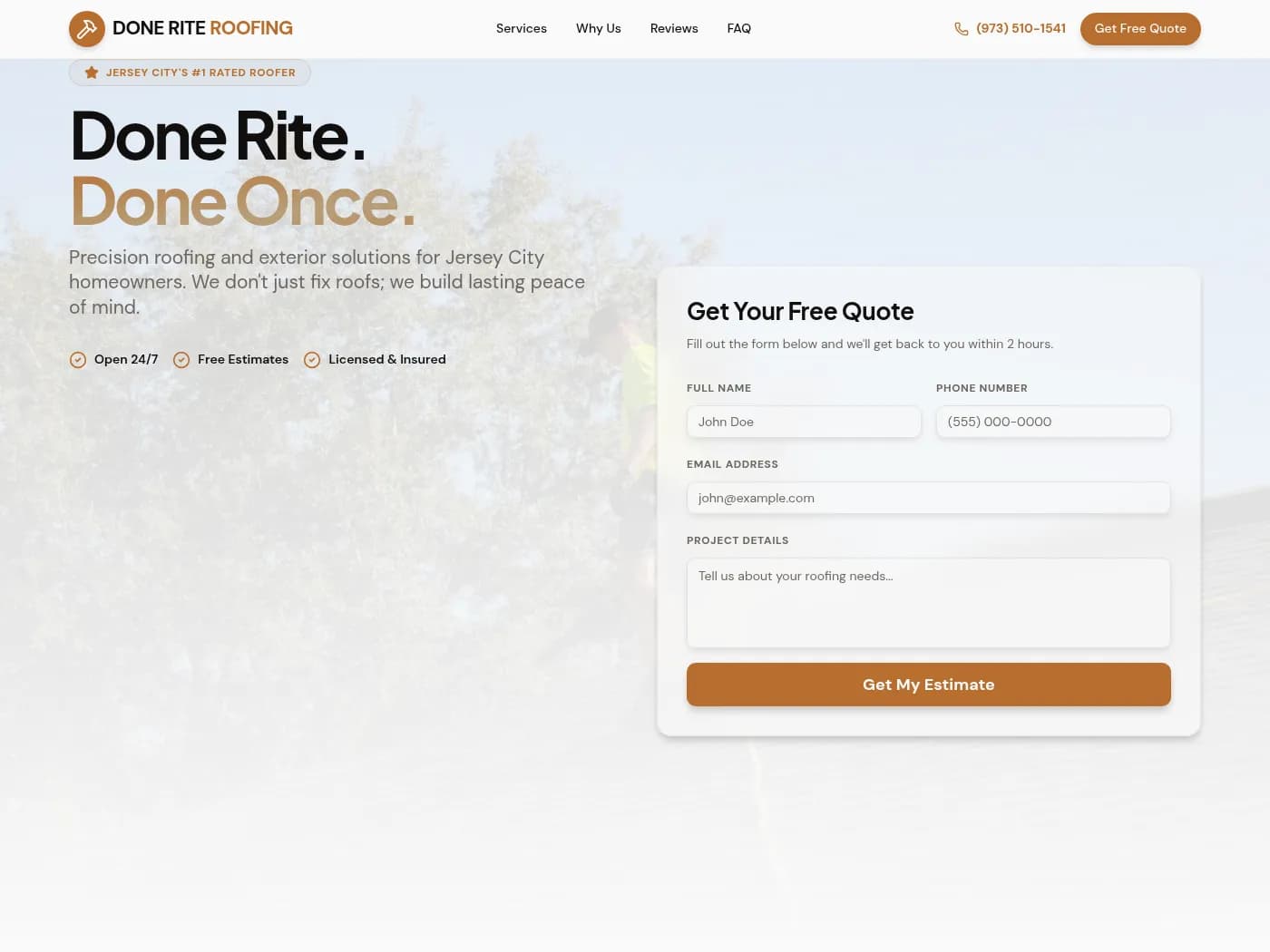 Done Rite Exteriors 3D Site