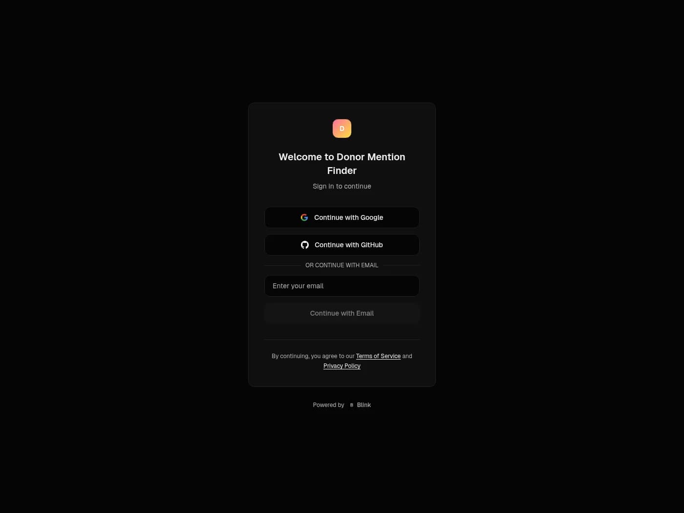 Donor Mention Finder