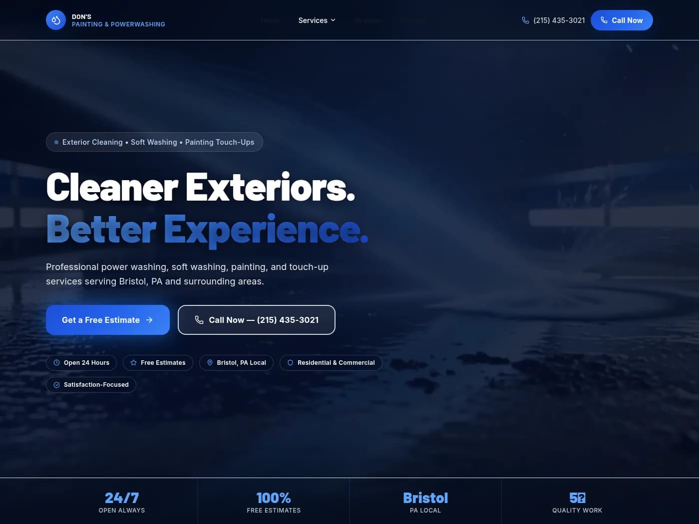 Don’s PowerWash Pro Site