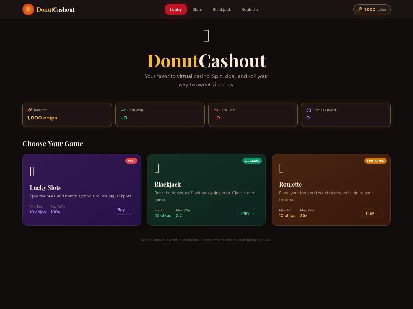 DonutCashout Casino