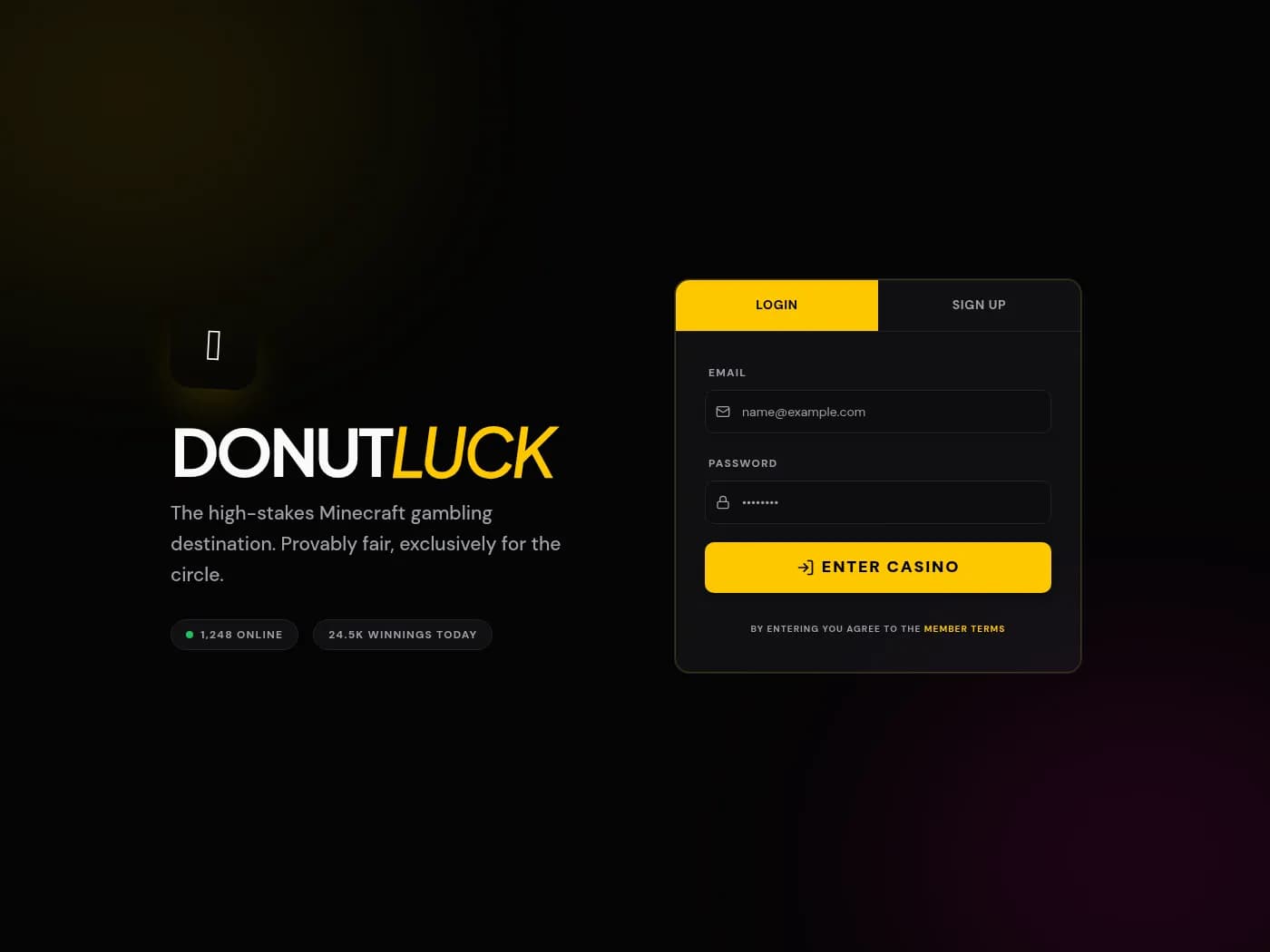 DonutSMP Gambling Hub