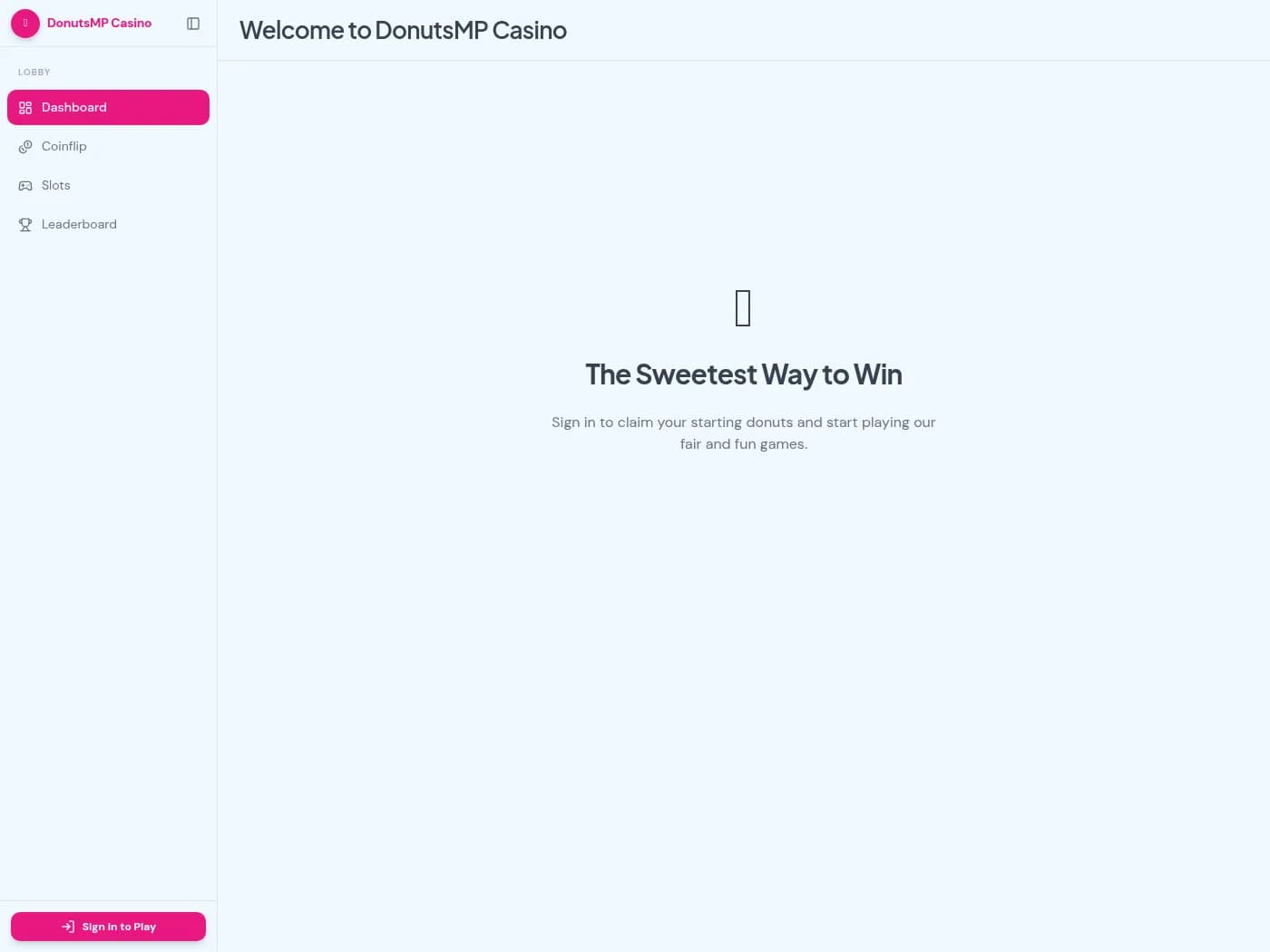 DonutsMP Casino Web