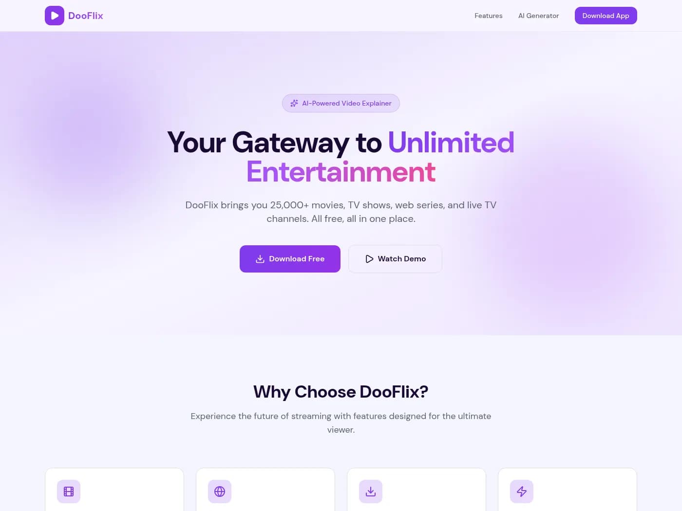 DooFlix Video Explainer