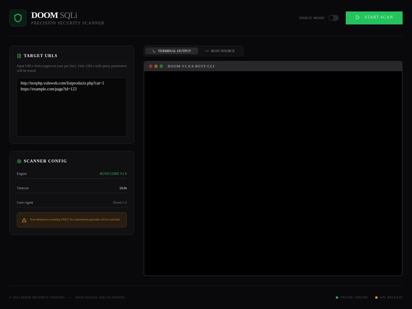 Doom SQLi Scanner
