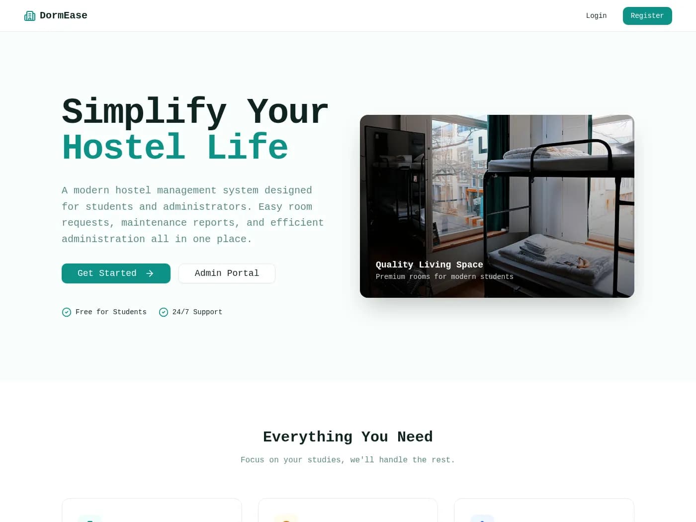 DormEase Frontend