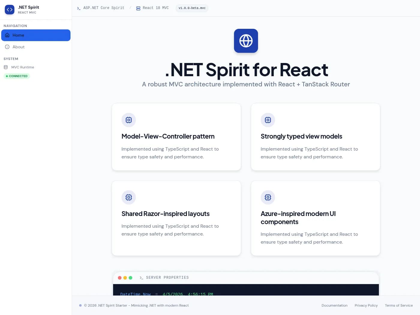 DotNet Web Starter