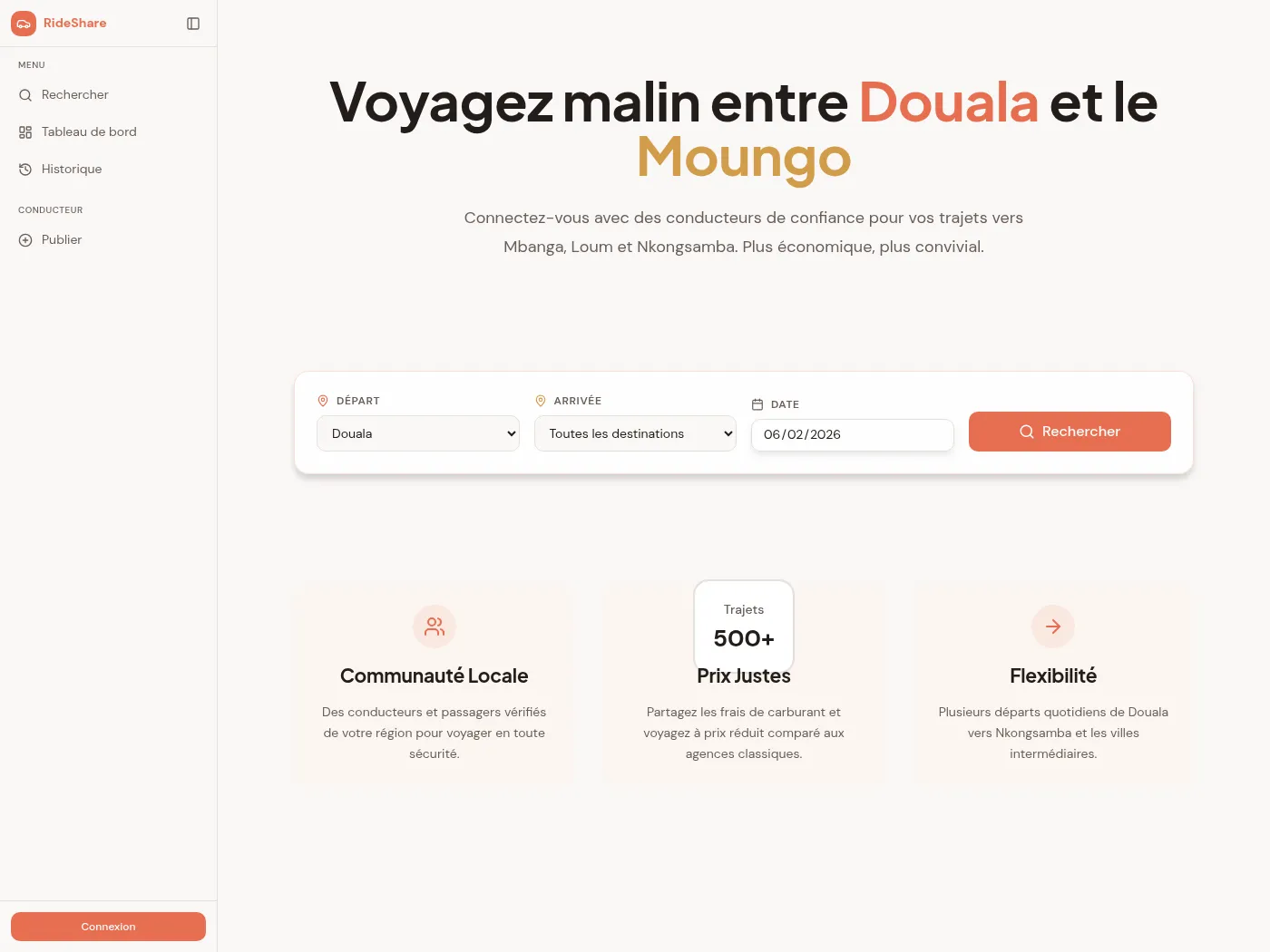 Douala RideShare