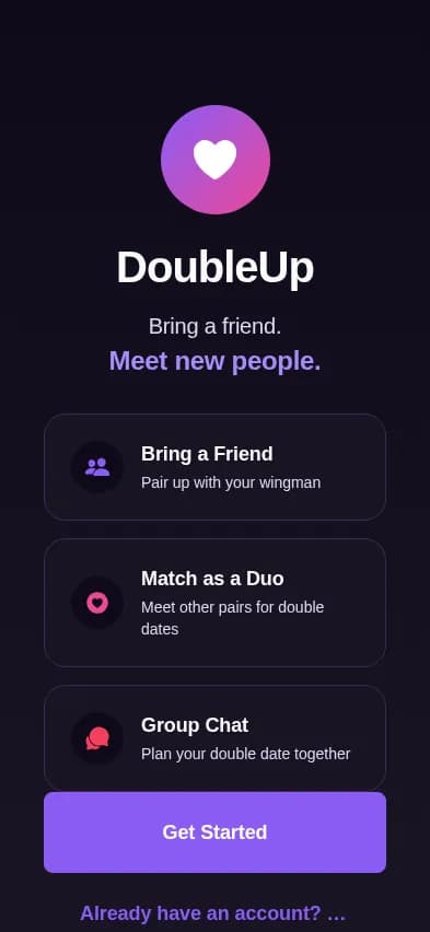 DoubleUp Social Dating