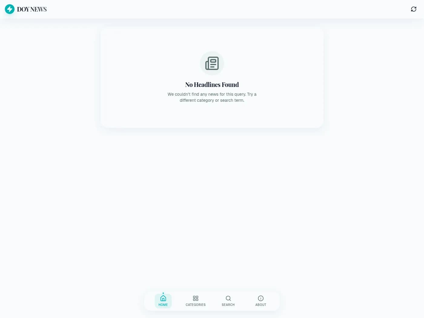 DOY News Liquid Glass App
