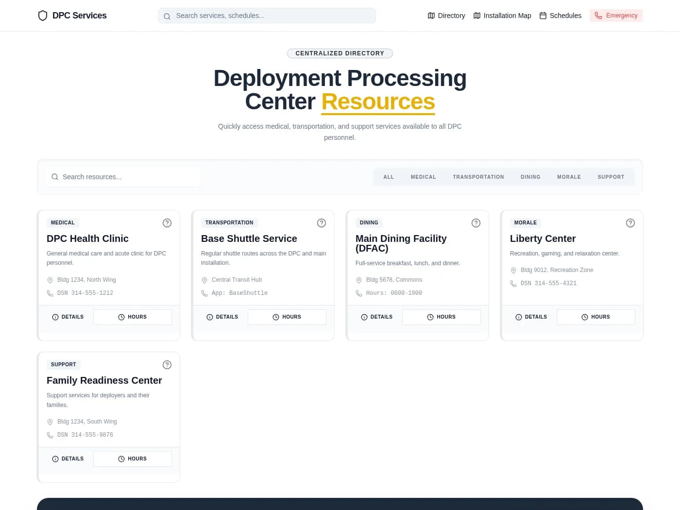 DPC Services Directory