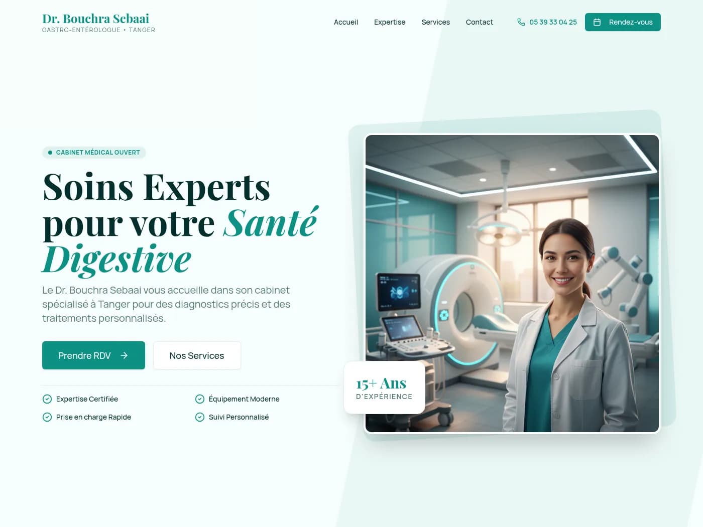 Dr. Bouchra Profile Site