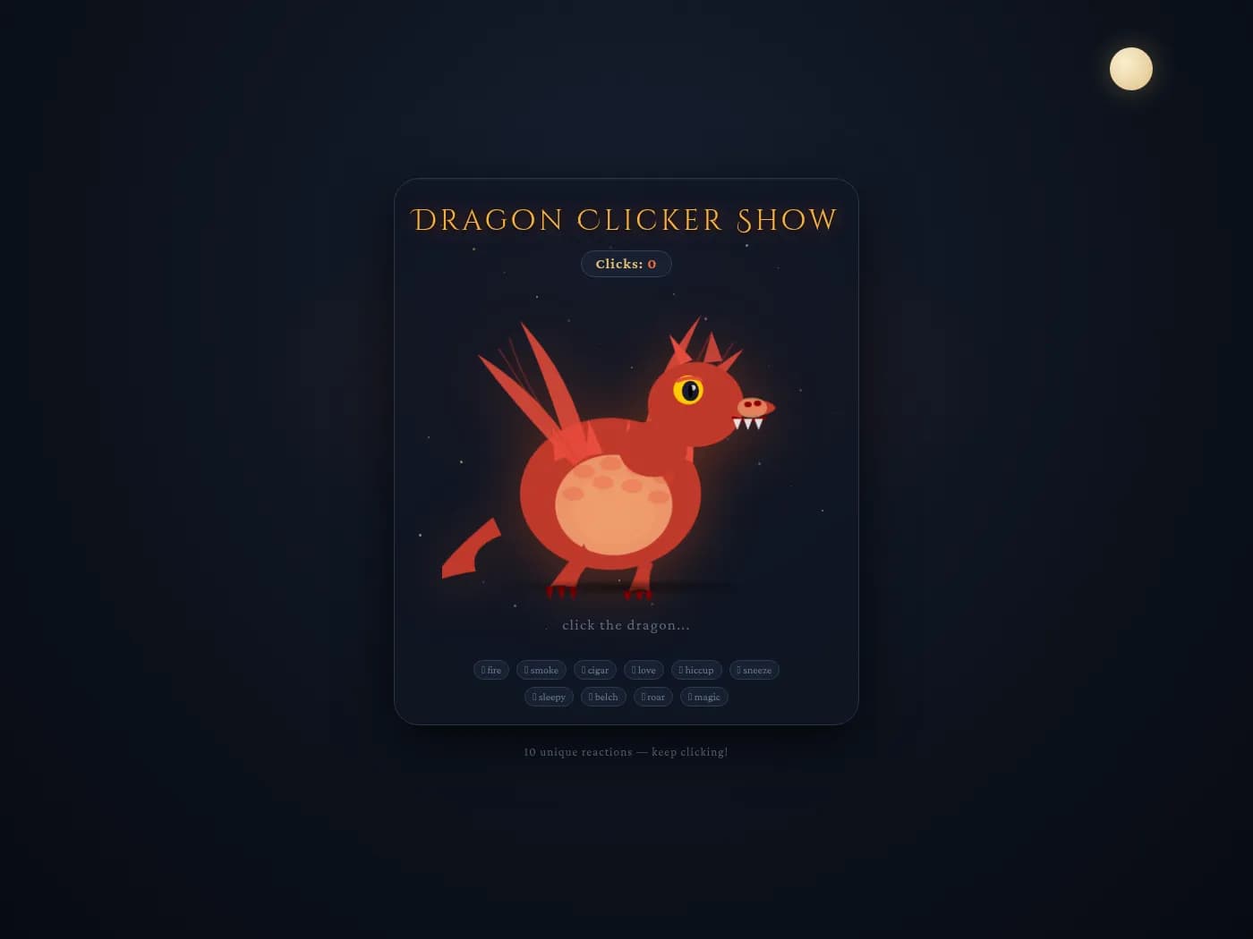 Dragon Clicker Show