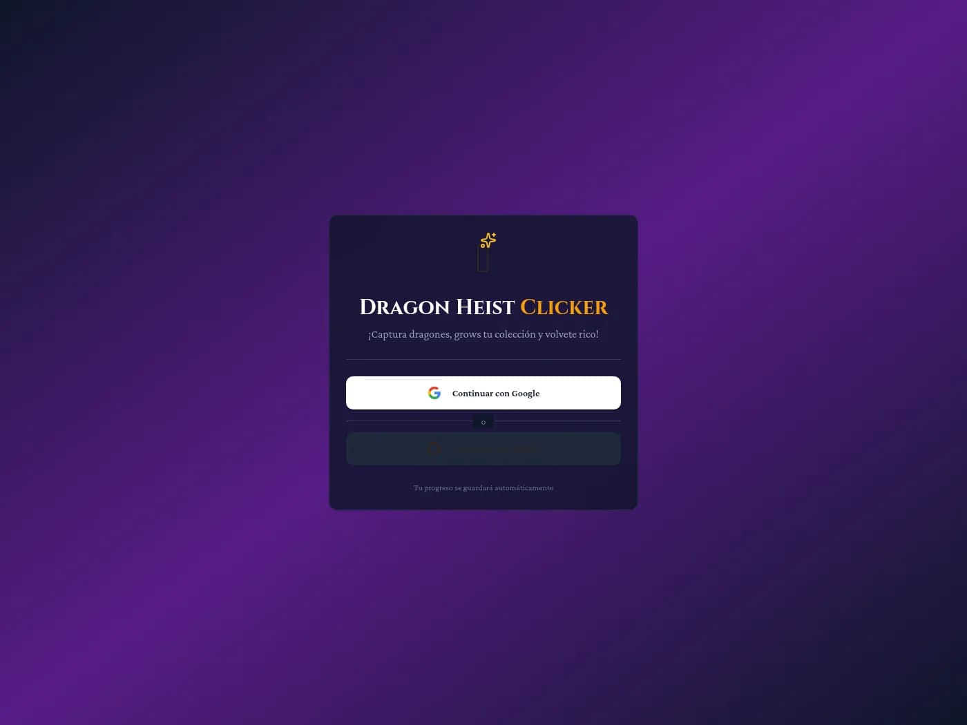 Dragon Heist Clicker