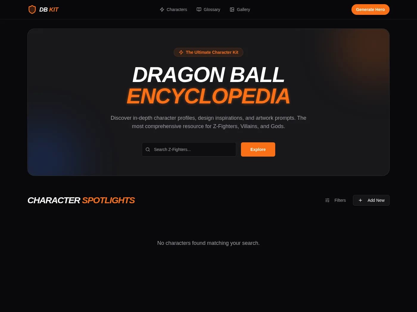 Dragon Ball Character Kit
