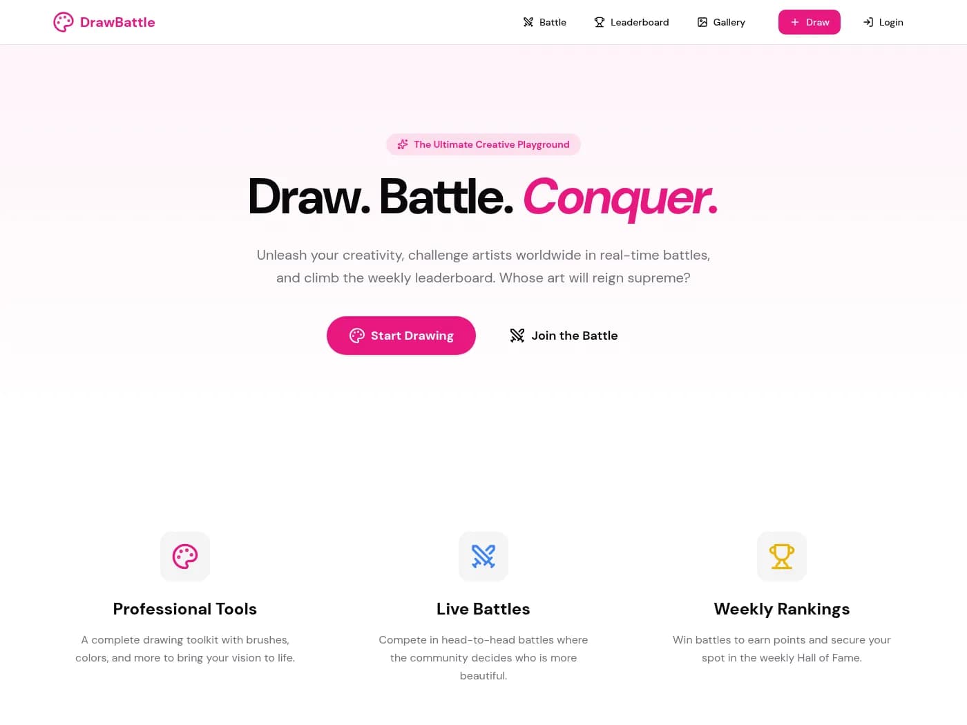 Draw & Vote Battle