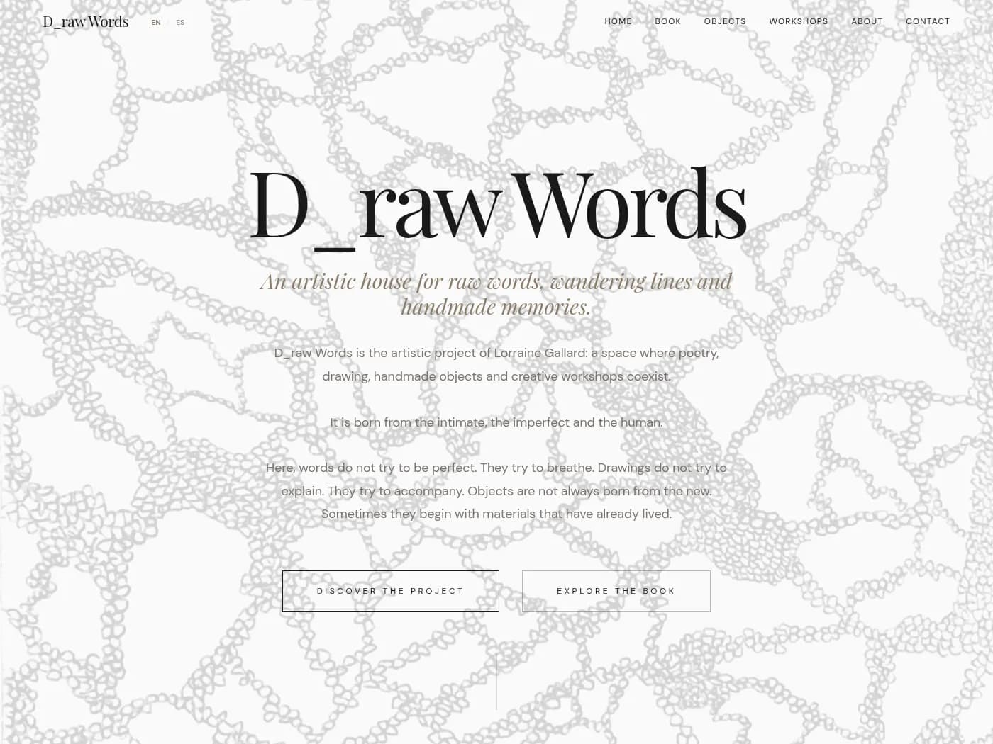 D_raw Words Art Web