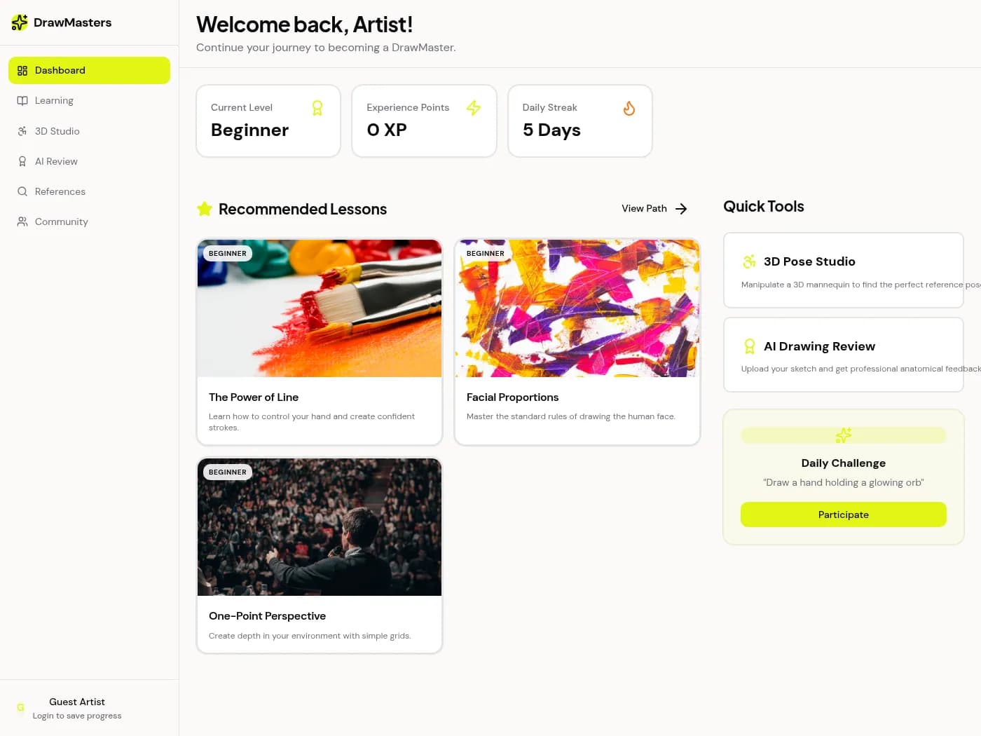 DrawMasters Hub