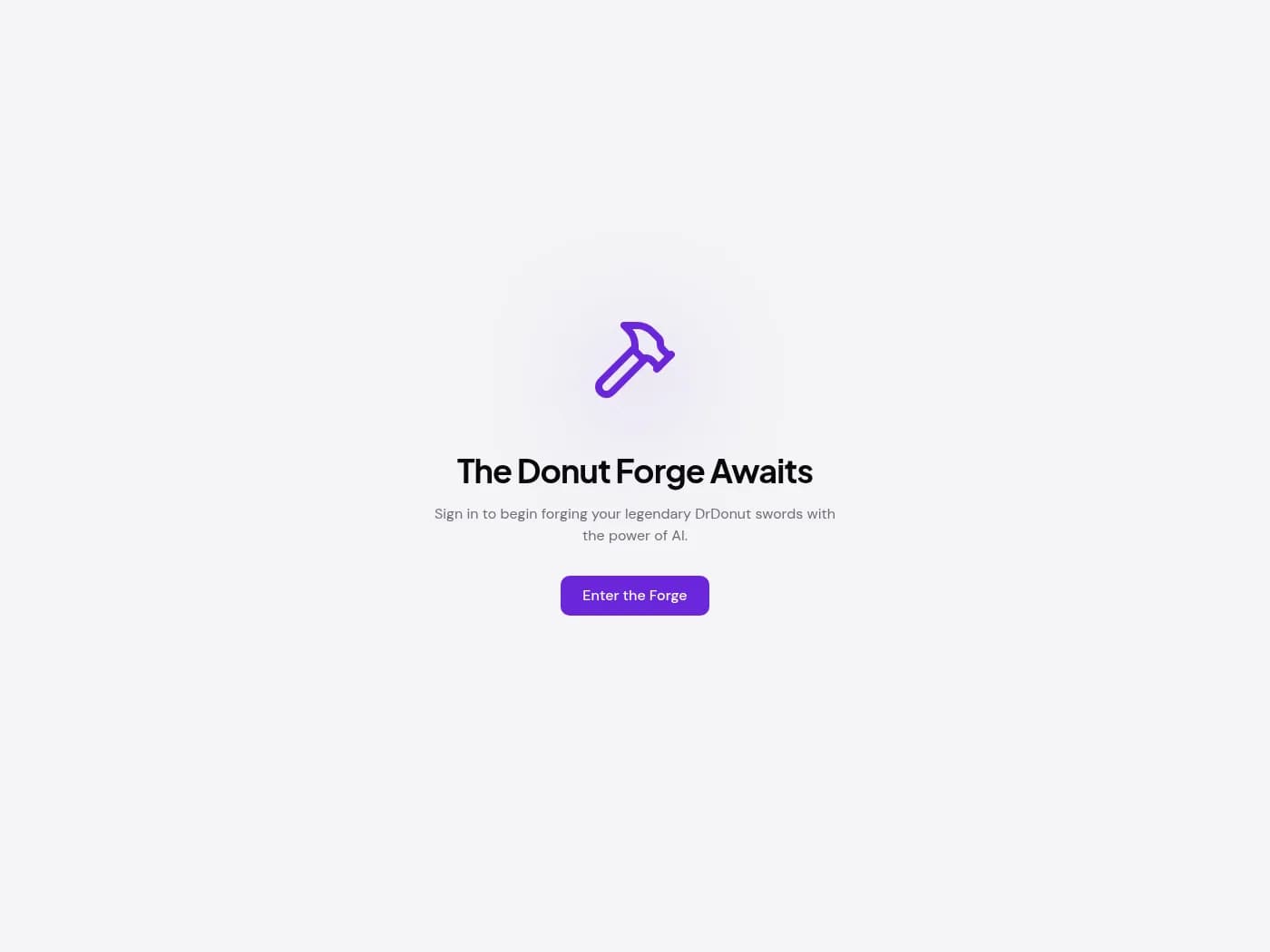 DrDonut Sword AI Forge