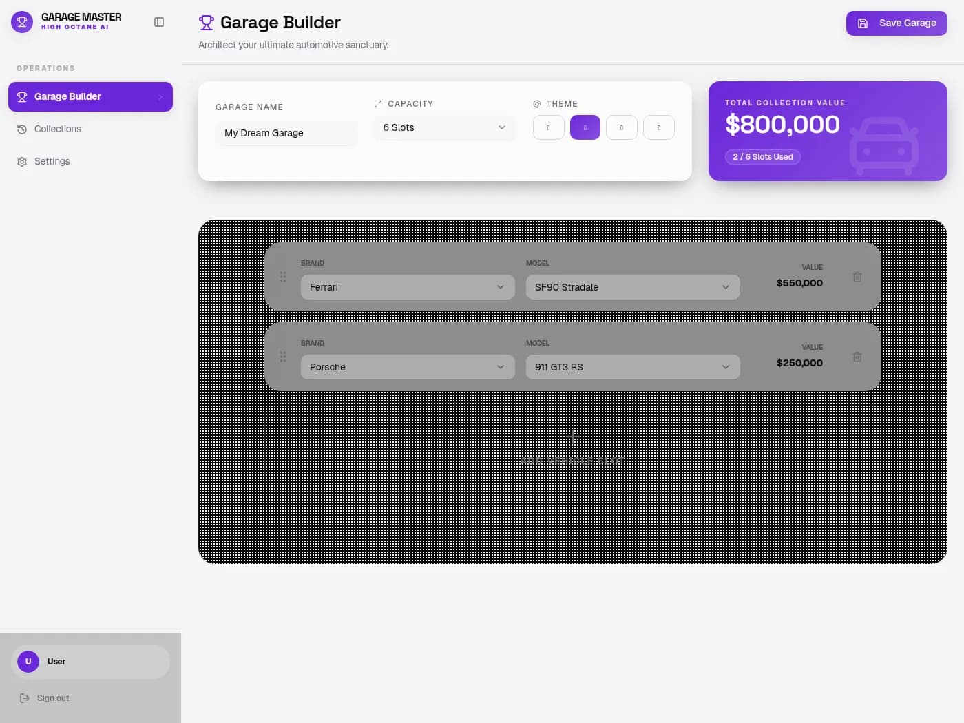 Dream Garage Builder