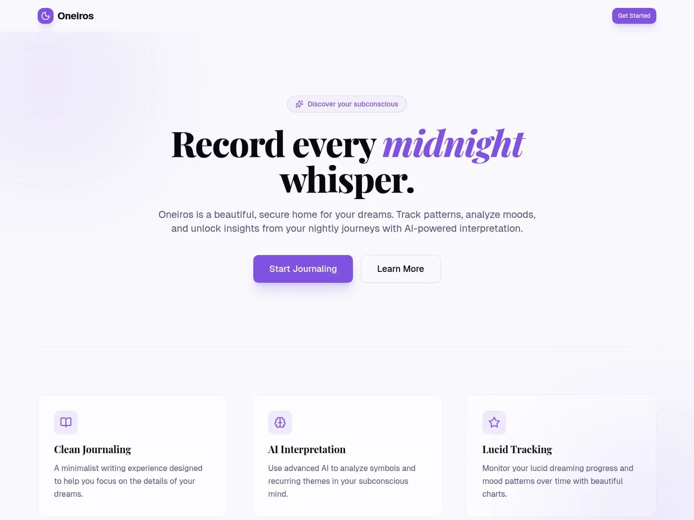 Dream Journal App