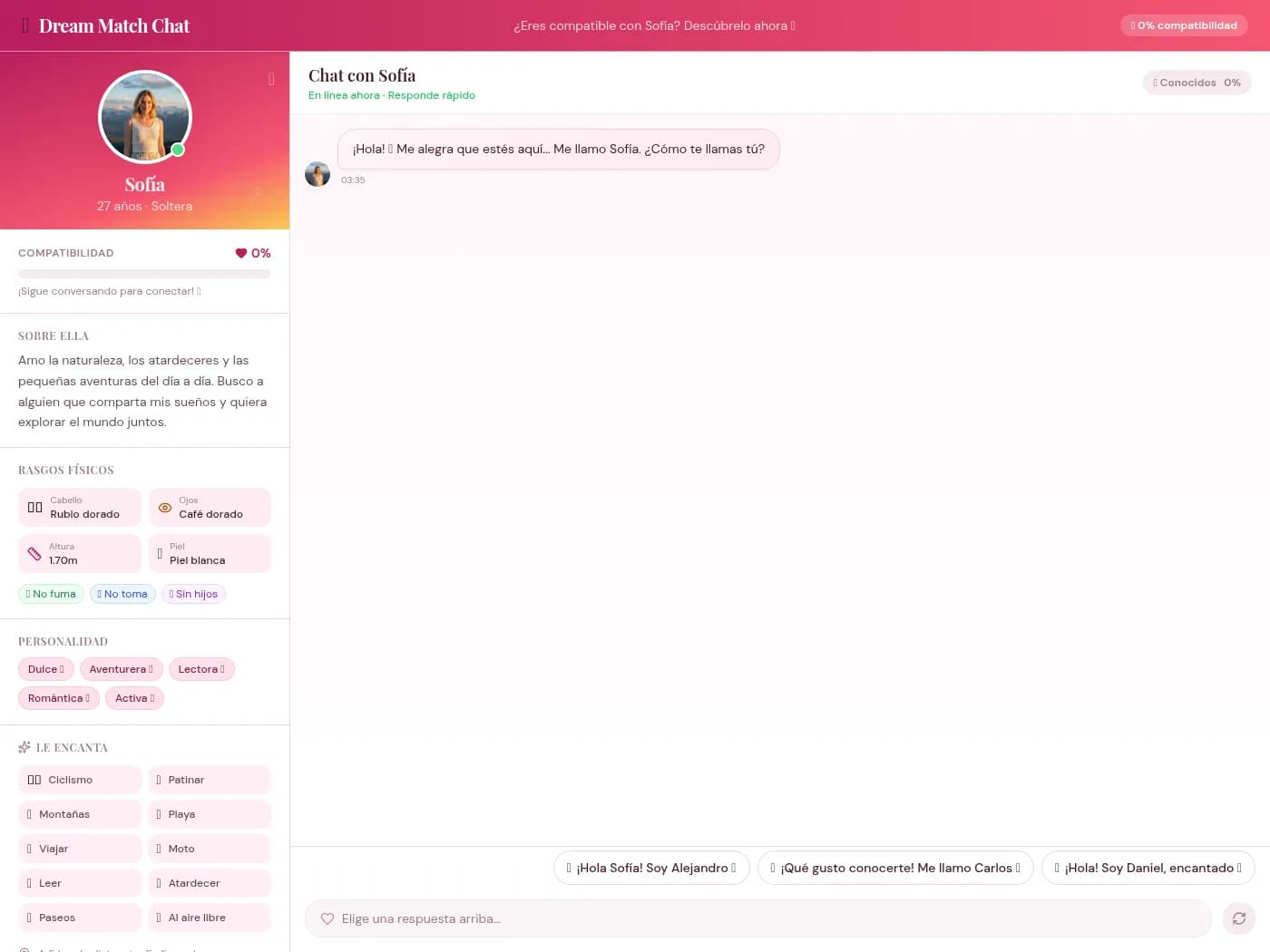 Dream Match Chat