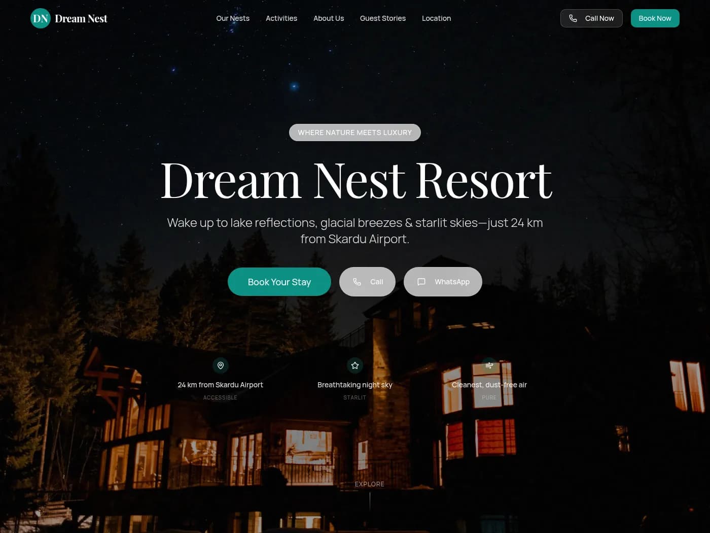 Dream Nest Resort Site