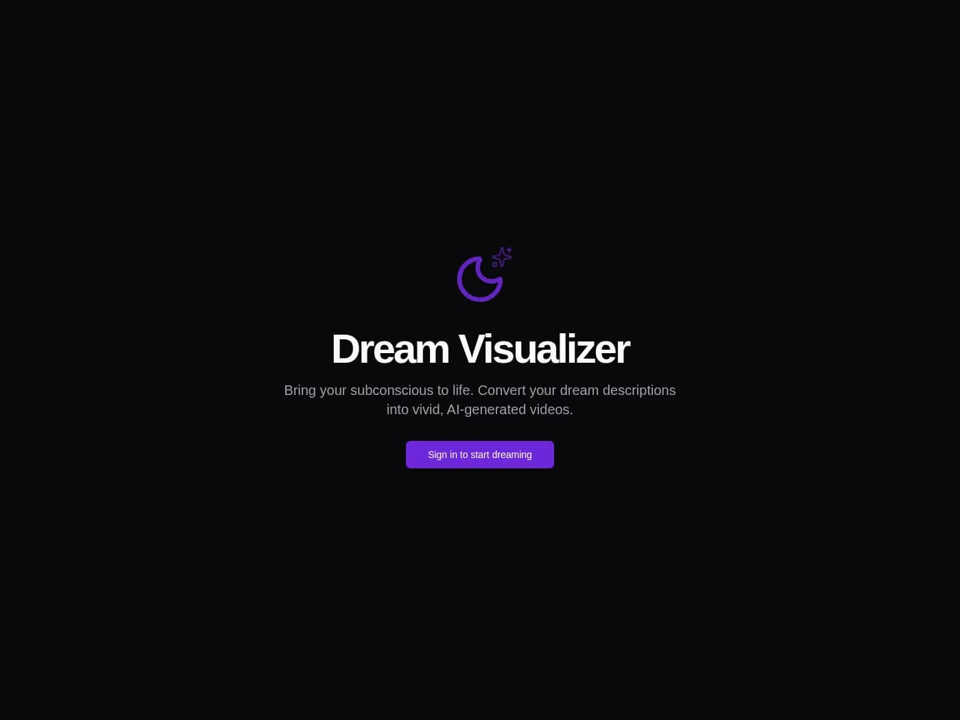 Dream Visualizer App