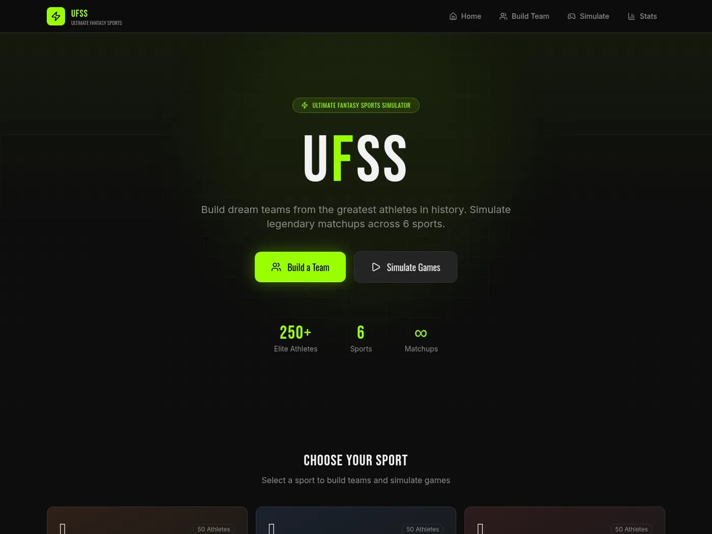 Ultimate Fantasy Sports Simulator
